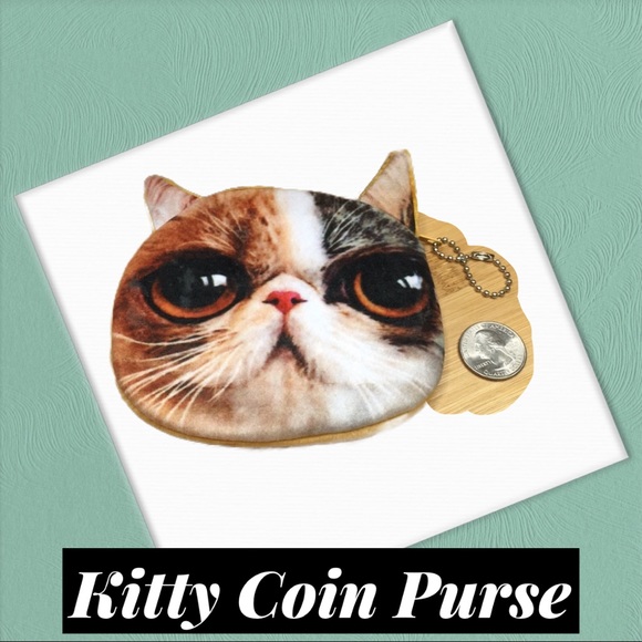 Bags | Kitty Cat Coin Purse | Poshmark